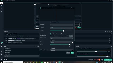 how to add snip txt to your stream overlay using obs youtube