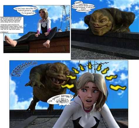 Spider Gwen Vs Sluggo [page 1] By Soleswallower On Deviantart