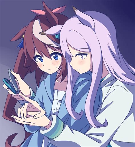 Mejiro Mcqueen And Tokai Teio Umamusume Drawn By Mizin Kosutin Danbooru