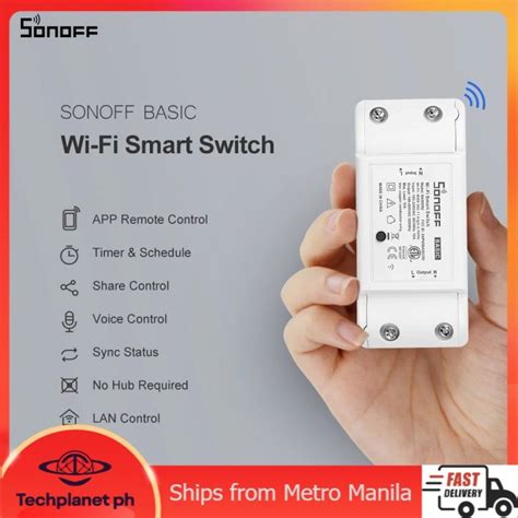 Sonoff Basic R2 10a Smart Wifi Wireless Light Switch Universal Diy Module Smart Home Alexa