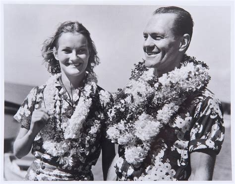 Doris And James James Cromwell Doris Duke Angier Hawaiian Print Fabric Social Environment