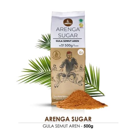 Jual Gula Aren Organik Bubuk Arenga Sugar Timurasa 500gr Shopee