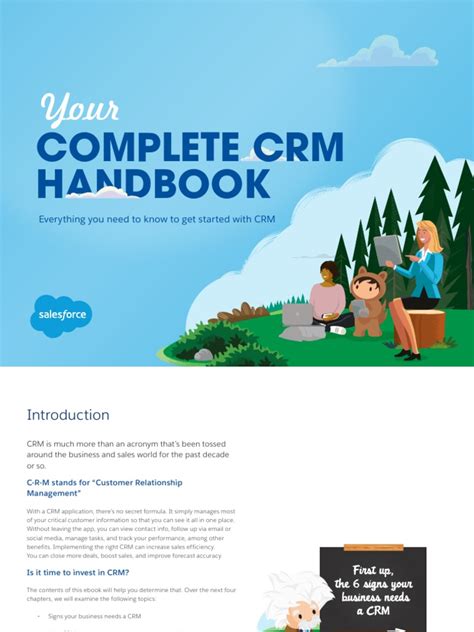 Salesforce Complete Crm Handbook Pdf Customer Relationship Management Sales
