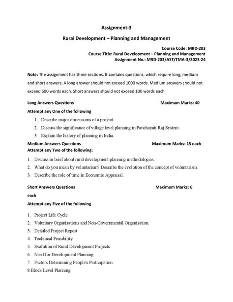 download ignou mrd 203 solved assignment 2023 24 pdf