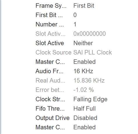 Solved Sai4 Receiving Dma Busy No Buffer Update Stm32