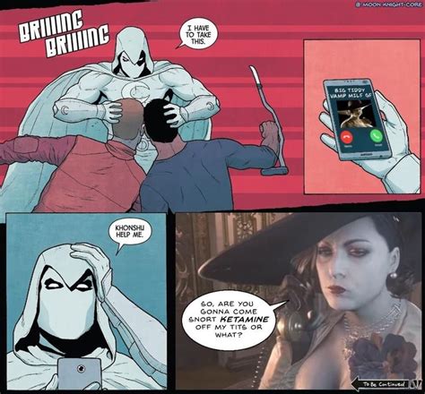 Pin By El On Get Geeked Moon Knight Comics Marvel Moon Knight Marvel Jokes