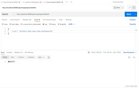 deletemapping与postman，请求格式 postman deletemapping csdn博客