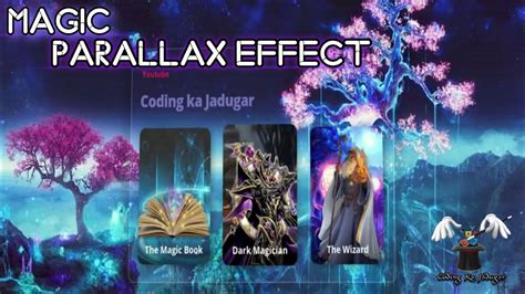 Create A Magic Parallax Effect Using Html Css And Javascript Web