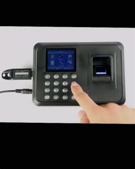 Biometric Fingerprint Attendance Machine Thumbprint Record Worker Absence Office Mesin Punchcard