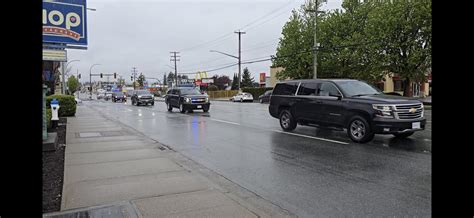 Vip Convoy In Town R Abbotsford