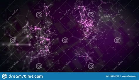 Qr Code Scanner Against Network Of Connections Stock Illustration