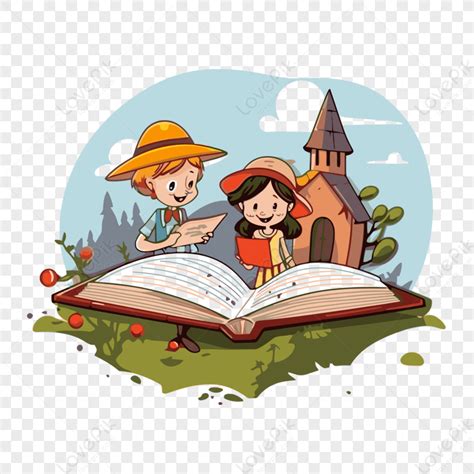 소설 클립 아트 열린 책 집 만화 벡터 Png 일러스트 무료 다운로드 Lovepik