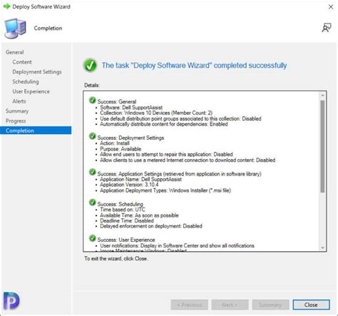 how to deploy dell supportassist using sccm configmgr appunti dalla