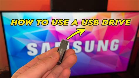 How To Use A Usb Drive On Your Samsung Smart Tv Youtube