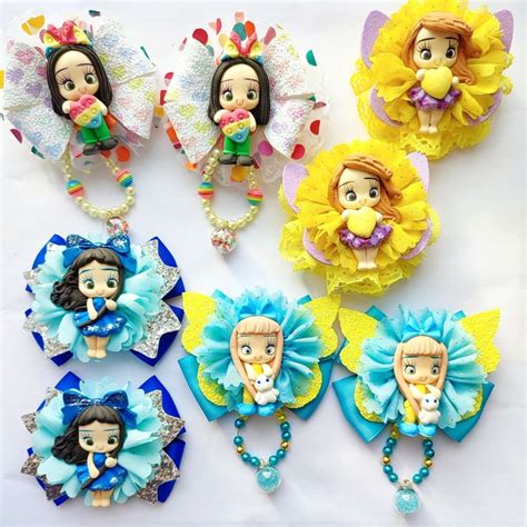 Бантики с куколками Детские бантики Украшения Изготовление бантов для волос