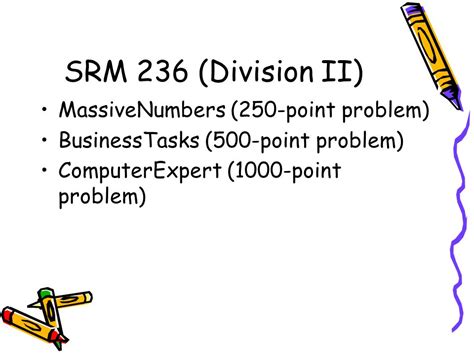 Solutions To TopCoder SRM Programming Puzzles And Competitions CIS Spring Ppt