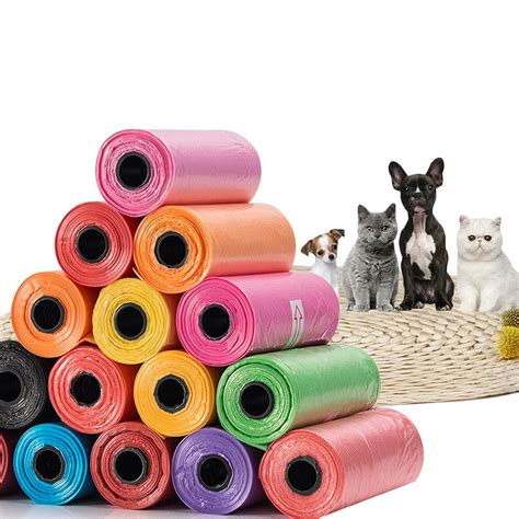 Badu Bg 100 ролки Дозатор за торби за кучешки изпражнения Колектор 15 торби ролка Големи торби