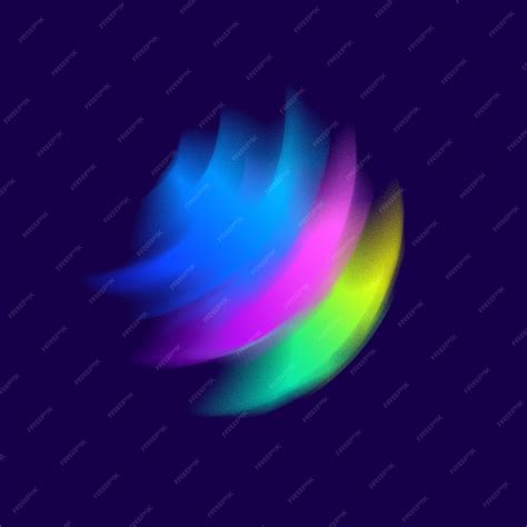 Premium Vector Abstract Circular Background Gradient Mesh Color Splash Colorful