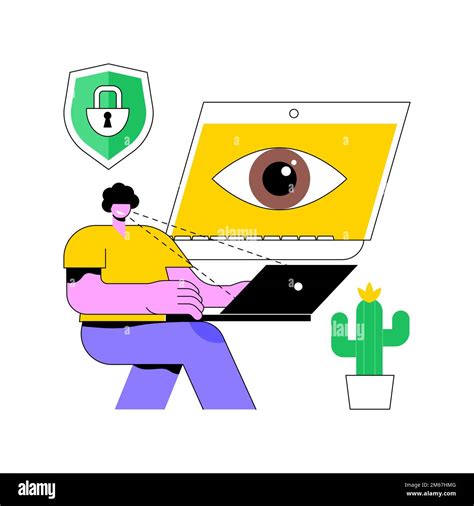 Eye Tracking Technology Abstract Concept Vector Illustration Eye