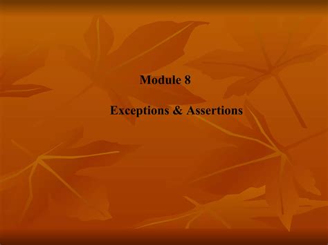 Md07 Exceptionsandassertion Ppt
