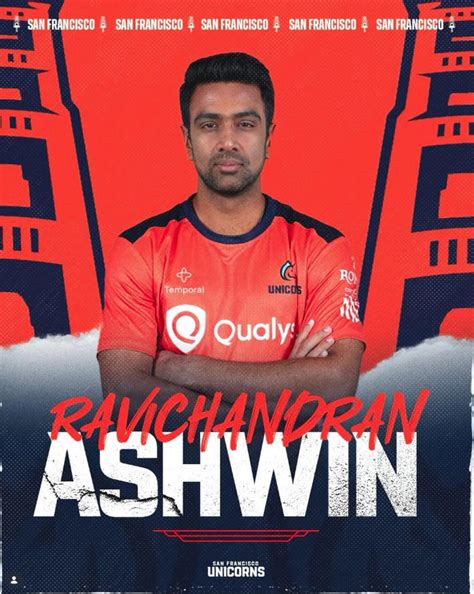 R Ashwin Teams Up With Pakistans Haris Rauf At San Francisco Unicorns