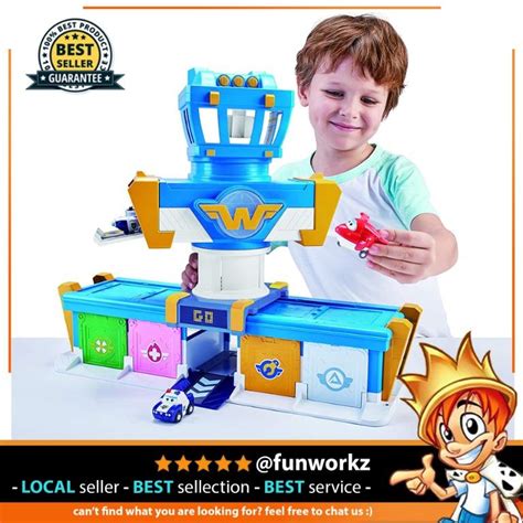 Super Wings Airport Adventures Includes 1 Jett 2 Transform A Bot