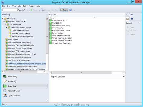 SCVMM SP In A LAB Installation Part F Install Reporting