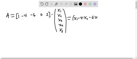 Solved Determine The Linear Transformation T ℝ N →ℝ M That Has The