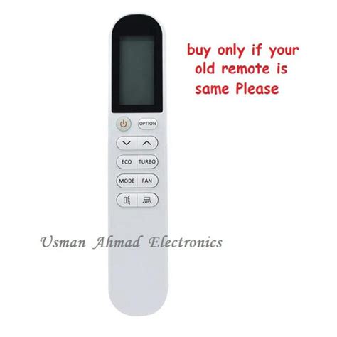Tcl Ac Remote Control Only Buy If Your Previous Remote Was Same No