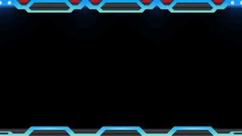Long Horizontal Mechanical Flashing Blue Perpendicular Lines Frame Black Background Stock