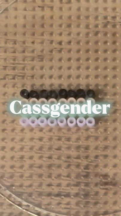 Cassgender Pride Flag Satisfying Bead Crafting Cassgender