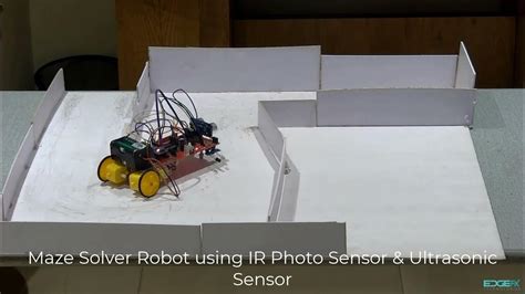 Maze Solver Robot Using Ir Photo Sensor And Ultrasonic Sensorprogrammed