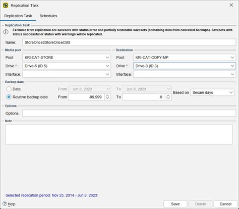 5 0 0hpe Storeonce Replication Sepsesam