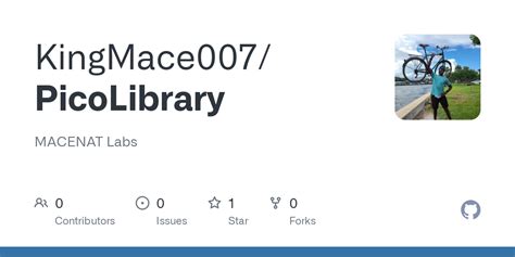 GitHub KingMace PicoLibrary MACENAT Labs