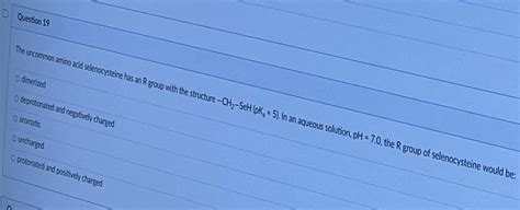 Solved Question 190 ﻿dimerizedo Deprotonated And Negatively