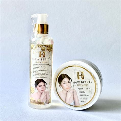 เมจิกไวท์ บอดี้เซรั่ม และ โลชั่น I Mgw Beauty Body Serum And Lotion ครีมบำรุงผิวขาว Magic White