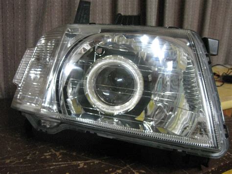 Rf3 前期 ステップワゴン 加工 改造 ヘッドライト Hid＆イカリング仕様 ディスチャージ キセノン プロジェクター バイキセノン