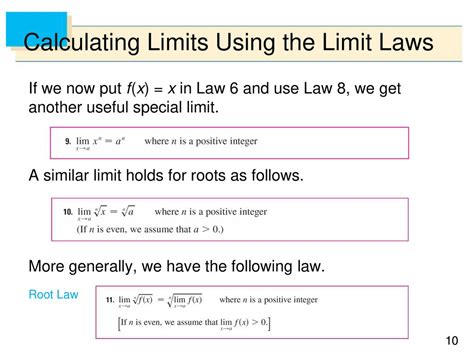 2.3 Calculating Limits Using the Limit Laws - ppt download