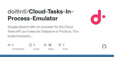Github Doitintl Cloud Tasks In Process Emulator Google Doesn T Offer An Emulator For The