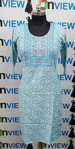 Onview Embroidery Kurtis At Rs 300 Tail Cut Kurti High Low Kurti