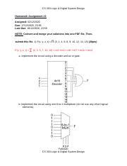 Logic Digital System Design Circuits Implementation Tasks CS Logic Digital System