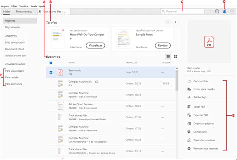 Noções Básicas Do Adobe Acrobat Workspace No Acrobat Dc
