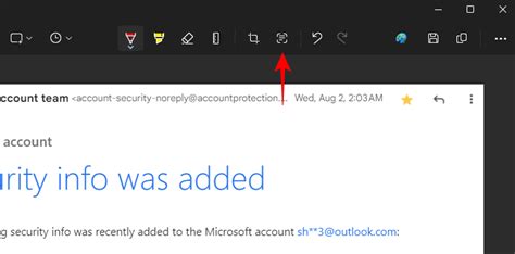 how to redact and extract text from images using snipping tool on