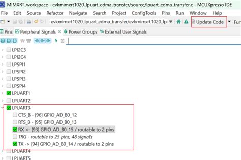Uart Rx And Tx Dma Rt1020 Nxp Community