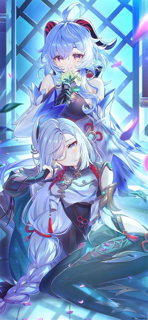 Shenhe Ganyu Genshin Impact 2K Wallpaper Download