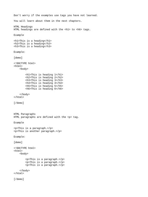 102html Basic Examples Pdf