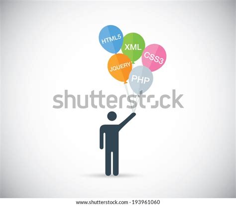 easy web coding programming concept illustration stock illustration