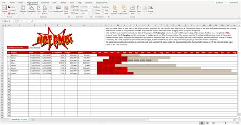Project Portfolio Tracker Free PMO Templates