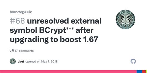 Unresolved External Symbol Bcrypt After Upgrading To Boost 167