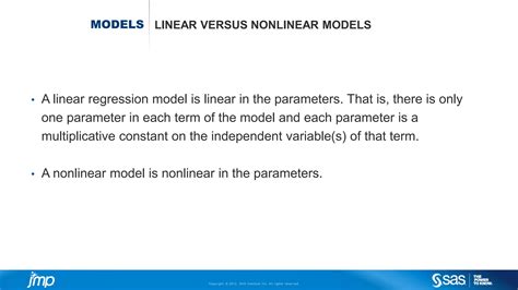 When A Linear Model Just Wont Do Fitting Nonlinear Models In Jmp Pdf